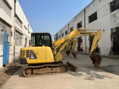 Cina Colore originale mini escavatore Komatsu PC56MR-2 in ottime condizioni in vendita