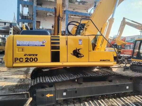 Quality Japan Used Komatsu PC220 6 Excavator Easy Operation With Hydraulic Hammer for sale