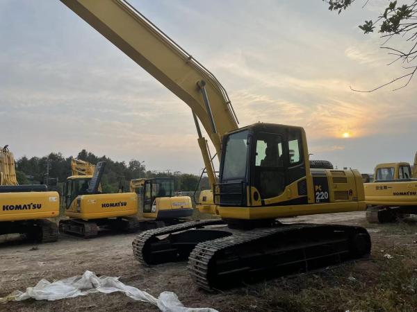 Quality Originla Japan Used Komatsu Excavator PC220-7 Crawler With 18 Meters Long Arm for sale
