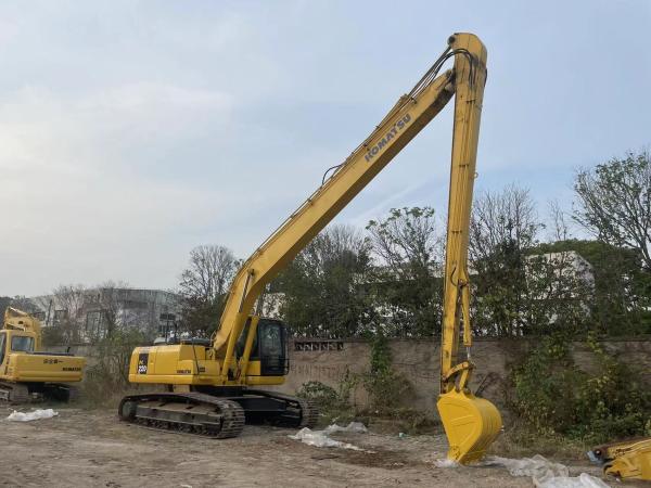 Quality Originla Japan Used Komatsu Excavator PC220-7 Crawler With 18 Meters Long Arm for sale