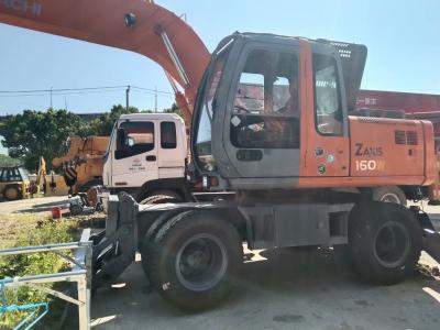 China Original Color Used Hitachi ZX160W Wheel Excavator In Good Condition for sale