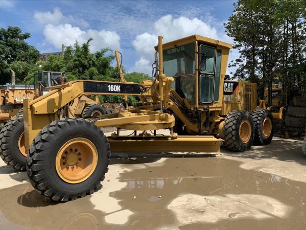Quality CAT 160K Used Motor Grader High Efficiency Used Caterpillar Motor Grader for sale