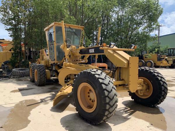 Quality CAT 160K Used Motor Grader High Efficiency Used Caterpillar Motor Grader for sale