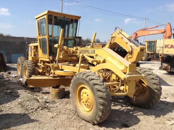 Quality Heavy Duty 12G Used Caterpillar Motor Grader Noise Reduction Easy Operation for sale