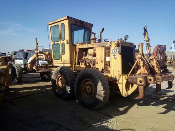 Quality Heavy Duty 12G Used Caterpillar Motor Grader Noise Reduction Easy Operation for sale