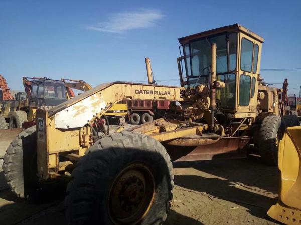 Quality Heavy Duty 12G Used Caterpillar Motor Grader Noise Reduction Easy Operation for sale