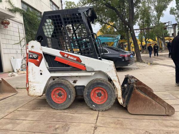 Quality Original Color Used Bodcat S70 Skid Steer Loader Fuel Efficiency Stable for sale