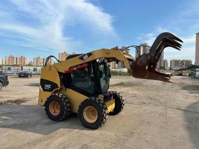 China CAT 246C Original Color Used Skid Steer Loader Safety And Accuracy In Good Condition for sale