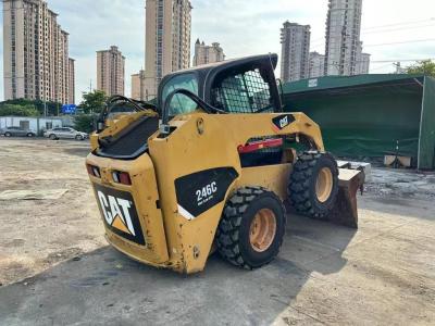 China CAT 246C Original Color Used Skid Steer Loader Safety And Accuracy In Good Condition for sale