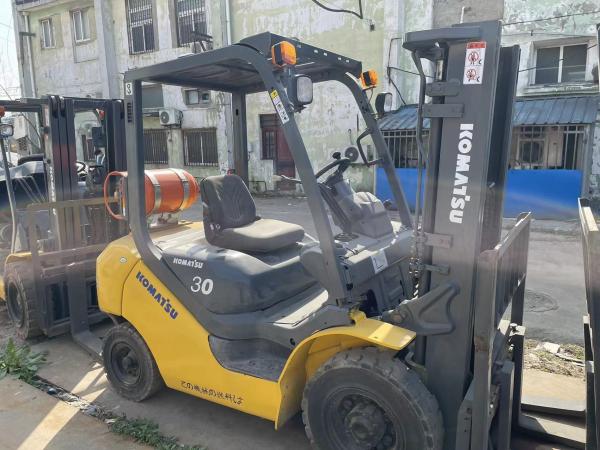 Quality Used Komatsu 3 Ton Gas Forklift Good Condition Used 3 Ton Forklift for sale