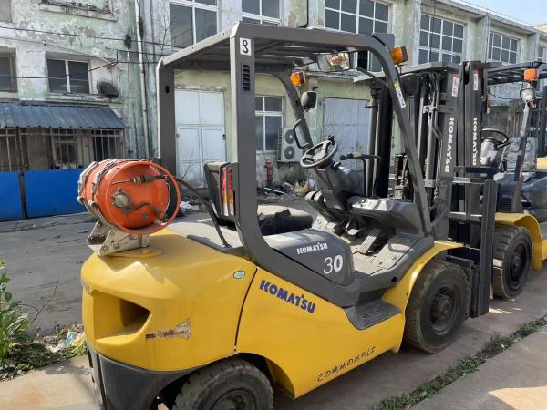 Quality Used Komatsu 3 Ton Gas Forklift Good Condition Used 3 Ton Forklift for sale
