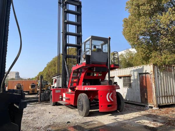 Quality 2018 Year Kalamr DCE80-45E7 Used Forklift Truck Fuel Efficiency High Speed for sale