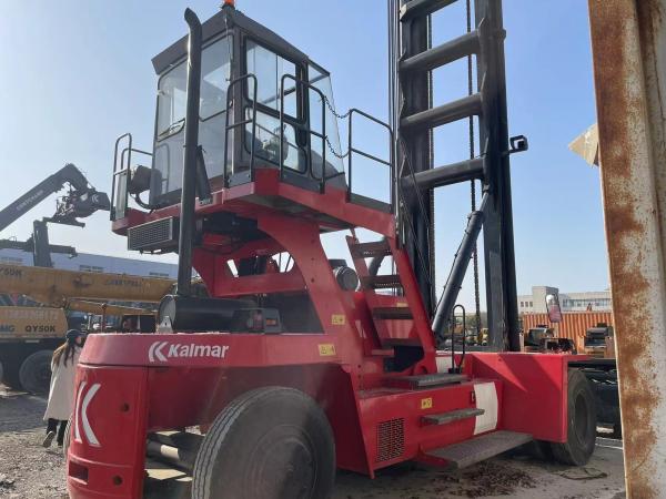 Quality 2018 Year Kalamr DCE80-45E7 Used Forklift Truck Fuel Efficiency High Speed for sale