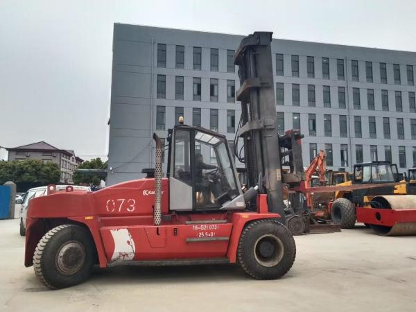 Quality 16 Tons Kalamr DCE160-12 Used Fork Lift Trucks High Efficiency Low Noise for sale