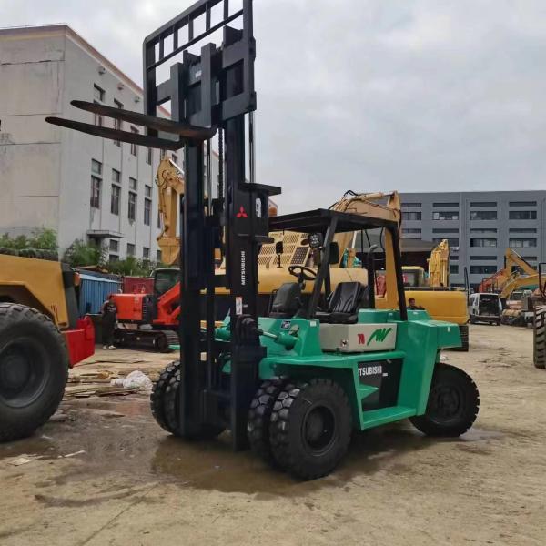 Quality 7 Tons Mitsubishi FD70 Used Forklift Truck Original Japan Second Hand Forklift for sale