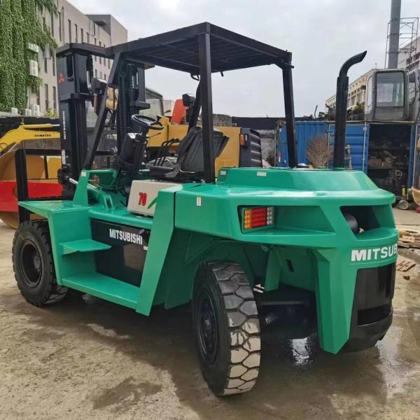 Quality 7 Tons Mitsubishi FD70 Used Forklift Truck Original Japan Second Hand Forklift for sale