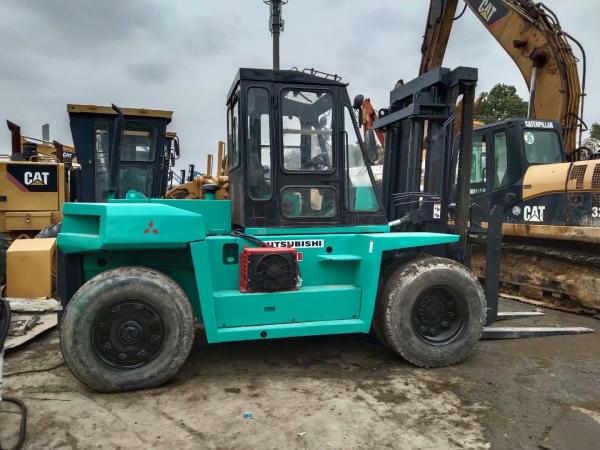 Quality 12 Tons Mitsubishi F120 Used Diesel Forklift Good Condition Original Japan for sale