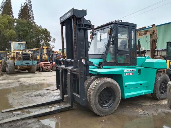 Quality 12 Tons Mitsubishi F120 Used Diesel Forklift Good Condition Original Japan for sale