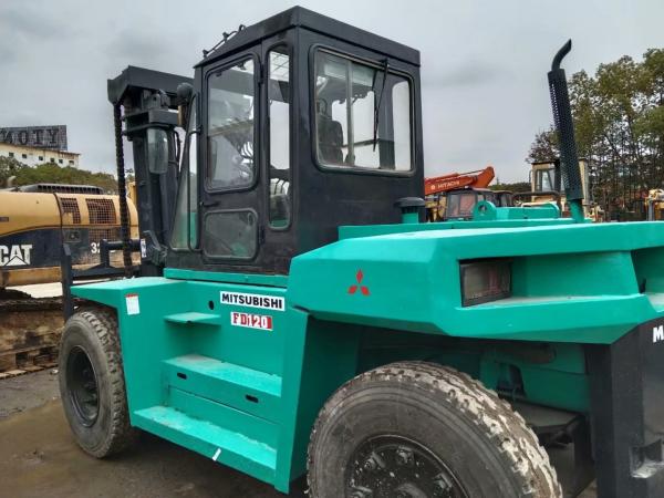 Quality 12 Tons Mitsubishi F120 Used Diesel Forklift Good Condition Original Japan for sale