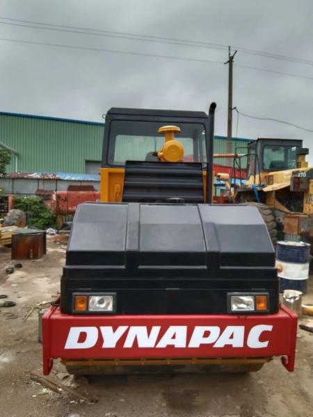 Quality Dynapac CC421 Used Road Roller Double Drum Road Roller High Productivity Sweden for sale