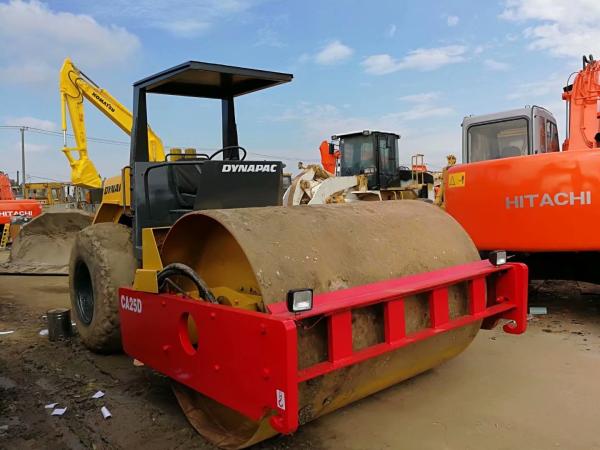 Quality Dynapac CA25D Used Road Roller Single Drum Second Hand Road Roller for sale