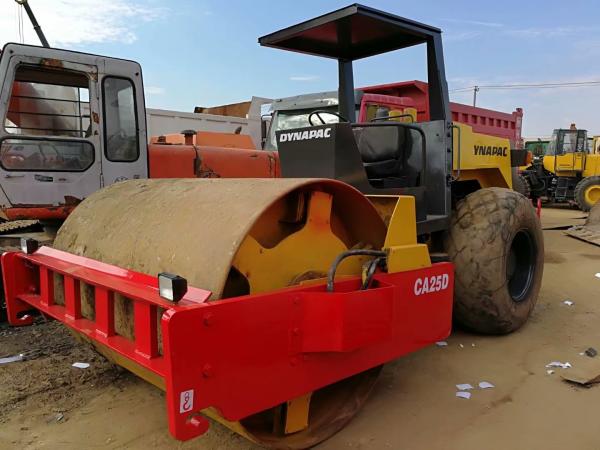 Quality Dynapac CA25D Used Road Roller Single Drum Second Hand Road Roller for sale
