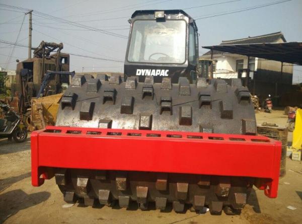 Quality Used CA25 Dynapac Single Drum Roller Stable Operation With Sheep Foot for sale