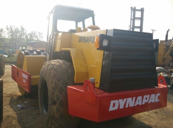 Quality Used CA25 Dynapac Single Drum Roller Stable Operation With Sheep Foot for sale