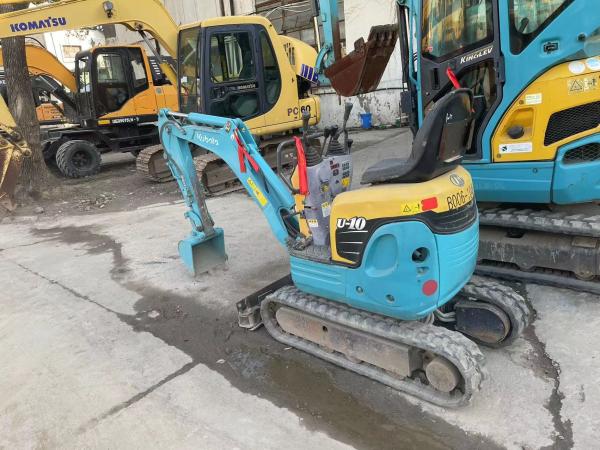 Quality Kubota U10-3 Mini Used Excavator Indoor Working Second Hand Excavator Machine for sale