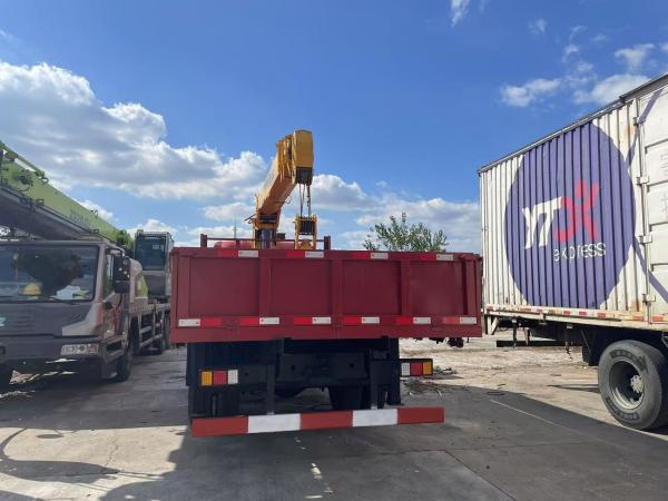 Quality 8 Tons XCMG SQS200-4 Truck Mounted Used Crane With DongFeng Truck 2019 Year for sale