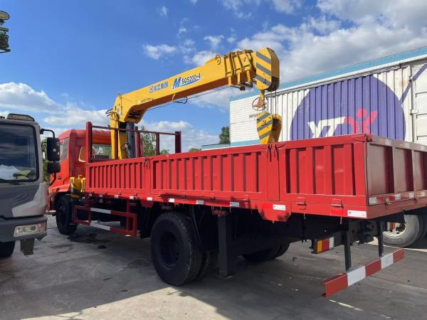 Quality 8 Tons XCMG SQS200-4 Truck Mounted Used Crane With DongFeng Truck 2019 Year for sale