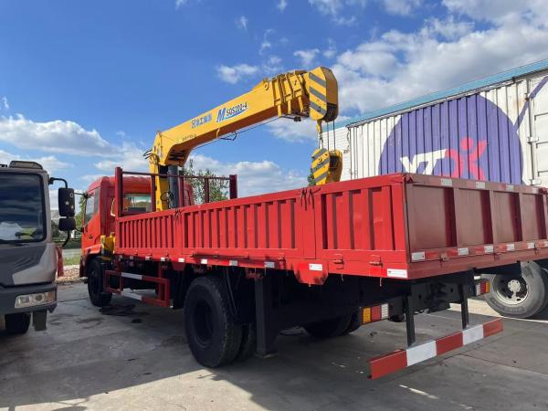 Quality 8 Tons XCMG SQS200-4 Truck Mounted Used Crane With DongFeng Truck 2019 Year for sale