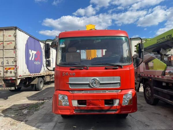 Quality 8 Tons XCMG SQS200-4 Truck Mounted Used Crane With DongFeng Truck 2019 Year for sale