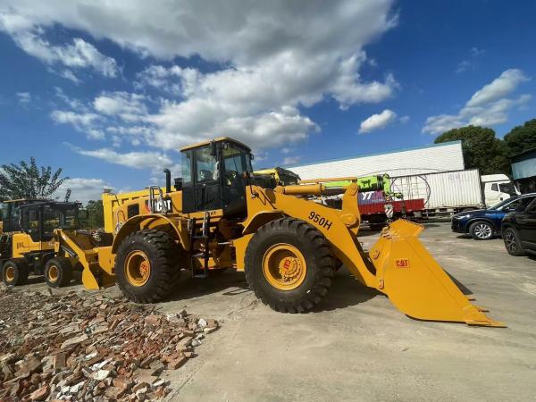 Quality CAT 950H Used Wheel Loader Construction Site Front Loader Used In Africa for sale