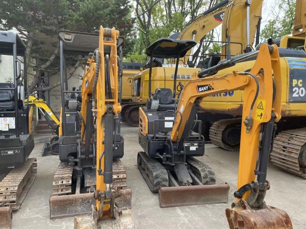 Quality Used SANY SY16C Mini Excavator Smooth Operation For Working In Garden for sale