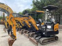 Quality Used SANY SY16C Mini Excavator Smooth Operation For Working In Garden for sale