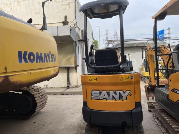 Quality Used SANY SY16C Mini Excavator Smooth Operation For Working In Garden for sale