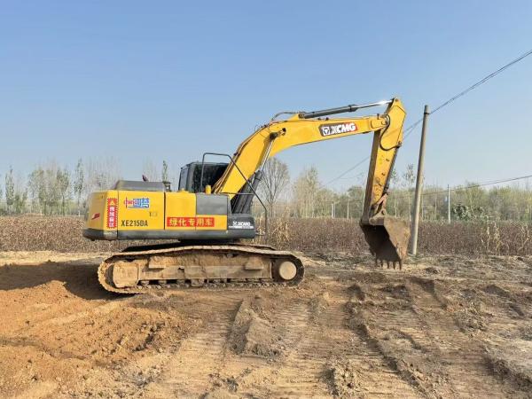 Quality XE215DA Used XCMG Excavator Heavy Duty XCMG 20 Ton Excavator Energy Saving for sale