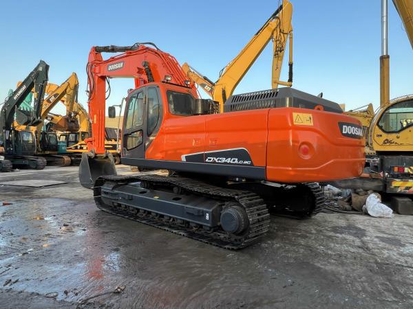 Quality Repaint Color Used Doosan DX340LC-9C Crawler Excavator In Excellent Condition for sale