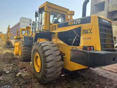Quality Repaint Color WA470-3 Used Komatsu Wheel Loader For Construction Middle East for sale