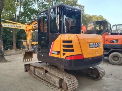 China 2020 Year Used SANY SY60C-9 Mini Crawler Excavator Original Color for sale