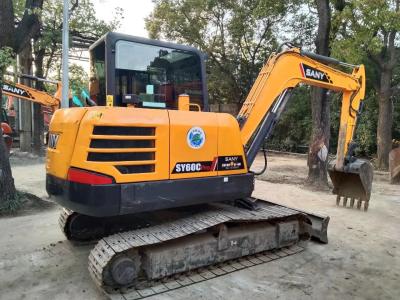 China 2020 Year Used SANY SY60C-9 Mini Crawler Excavator Original Color for sale