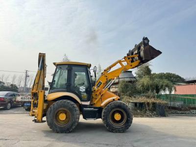 China Original UK Used JCB 4CX Backhoe Loader With Four In One Bucket / Used JCB Backhoe Loader Hot Sale for sale