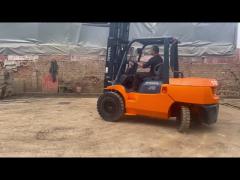 5 Tons 7FD50 Used Toyota Forklift Original Japan Noise Reduction For Warehouse