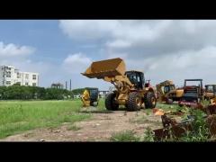 Low noise 966H Used CAT Wheel Loader High Efficiency With CAT Engine