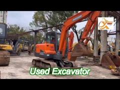 doosan dx75-9c second hand mini excavator 2017 year visibility and safety