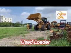 low noise 966h used cat wheel loader high efficiency with cat engine