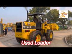 original japan used komatsu wa510 mini wheel loaders working in good condition