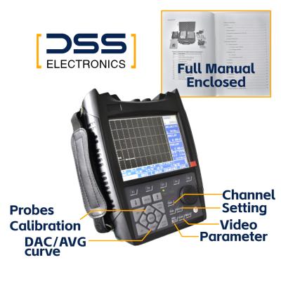 China Colorful Digital Ultrasonic Flaw Detector Continuous Work Time More Than 8 Hours for sale