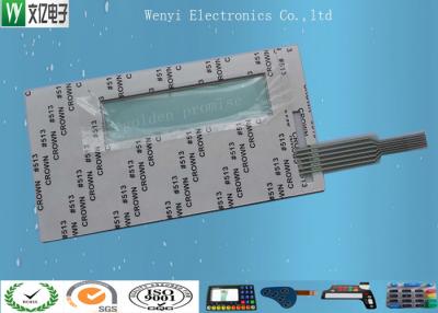 China Cree el hoyuelo del interruptor para requisitos particulares uno de la bóveda del metal con la asamblea del telclado numérico de la membrana 250g en venta